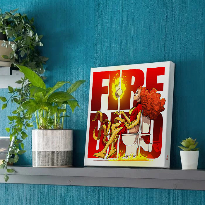 Canvas FIRE BIRD – Naïko Graphic Shop